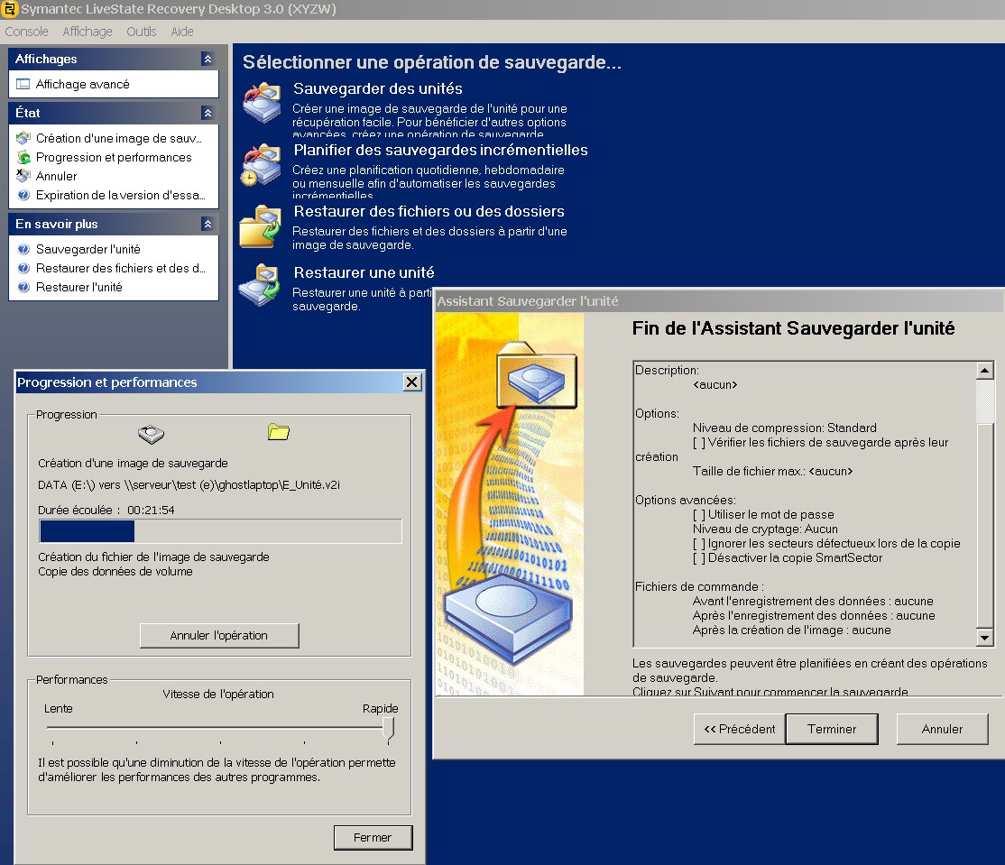 Symantec LiveState Recovery